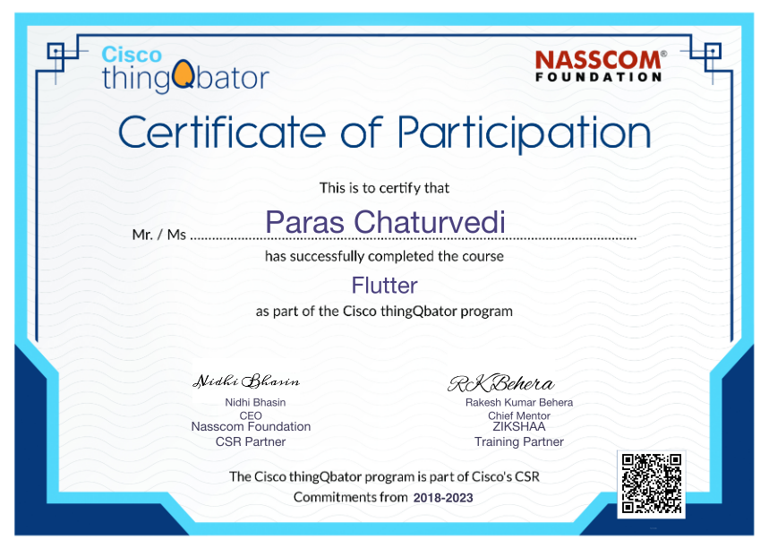 Paras Chaturvedi - Web Development Associate @ Itzfizz | MCA | LinkedIn